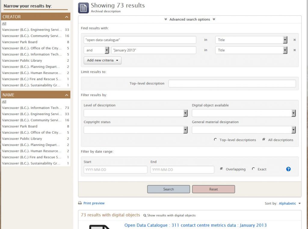 More Legacy Open Data Sets Now Available – AuthentiCity More Legacy Open Data Sets Now Available – AuthentiCity