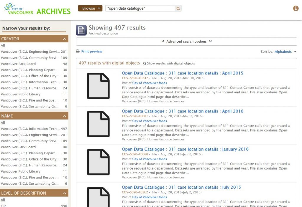 Legacy Open Data Sets Now Available – AuthentiCity Legacy Open Data Sets Now Available – AuthentiCity